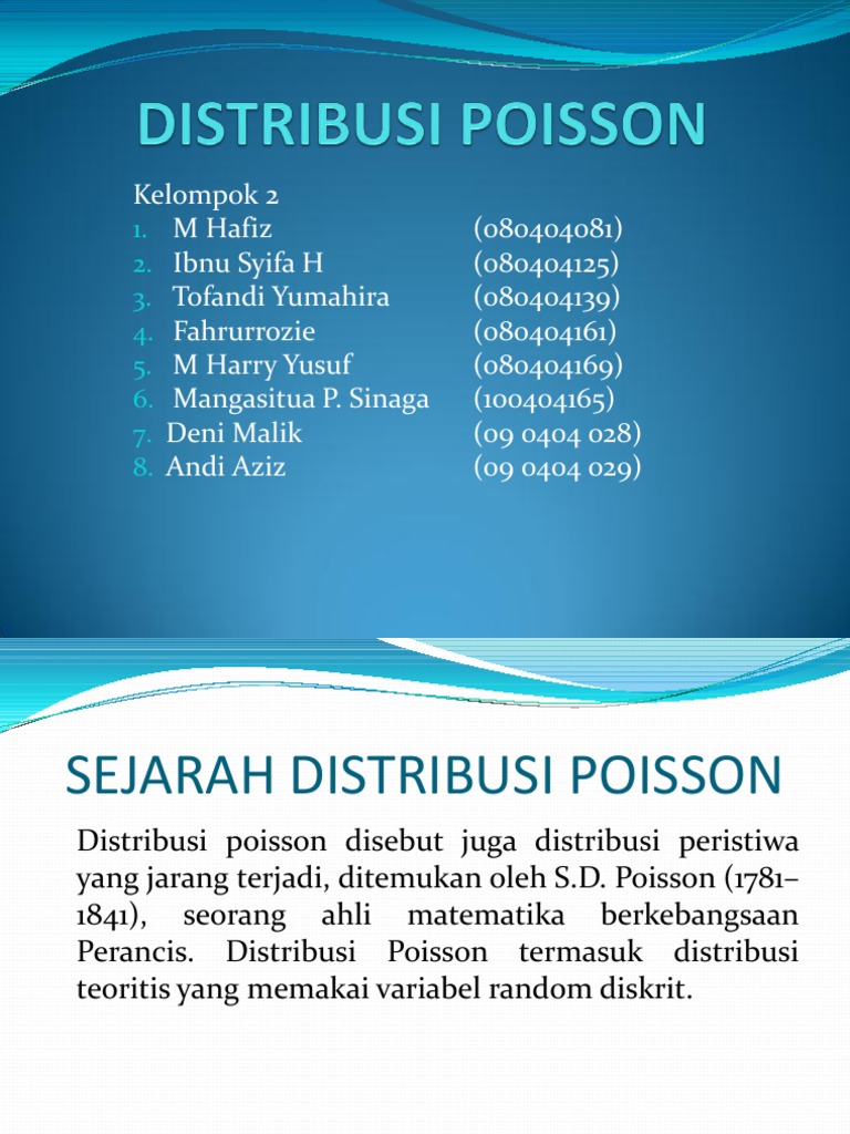 Distribusi Poisson | PDF