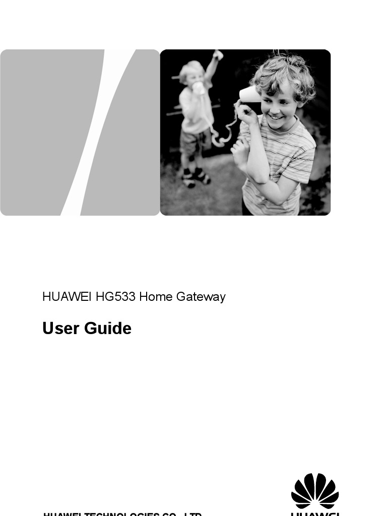 Huawei Hg533 User Manual | PDF | Wireless Lan | Ip Address