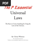 The 12 Universal Laws PDF | PDF | Dream | Universe