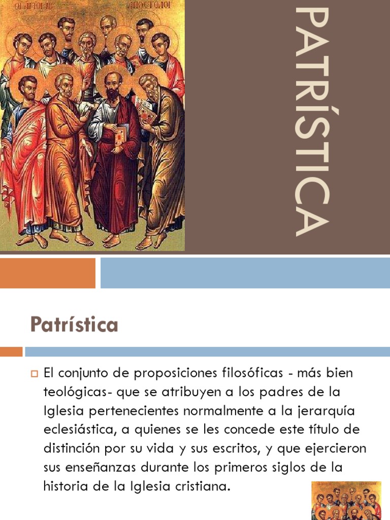 Patrística | PDF | Padres de la iglesia | neoplatonismo