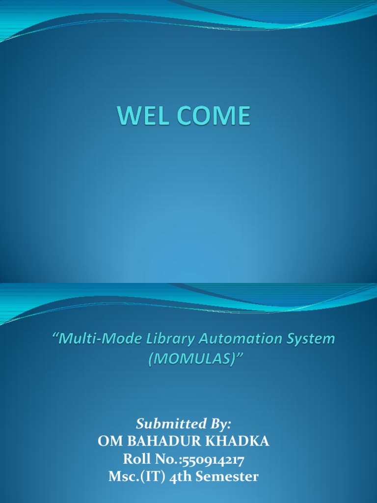MUMOLAS: A Library Management System for Nepal | PDF | Barcode | Microsoft Sql Server