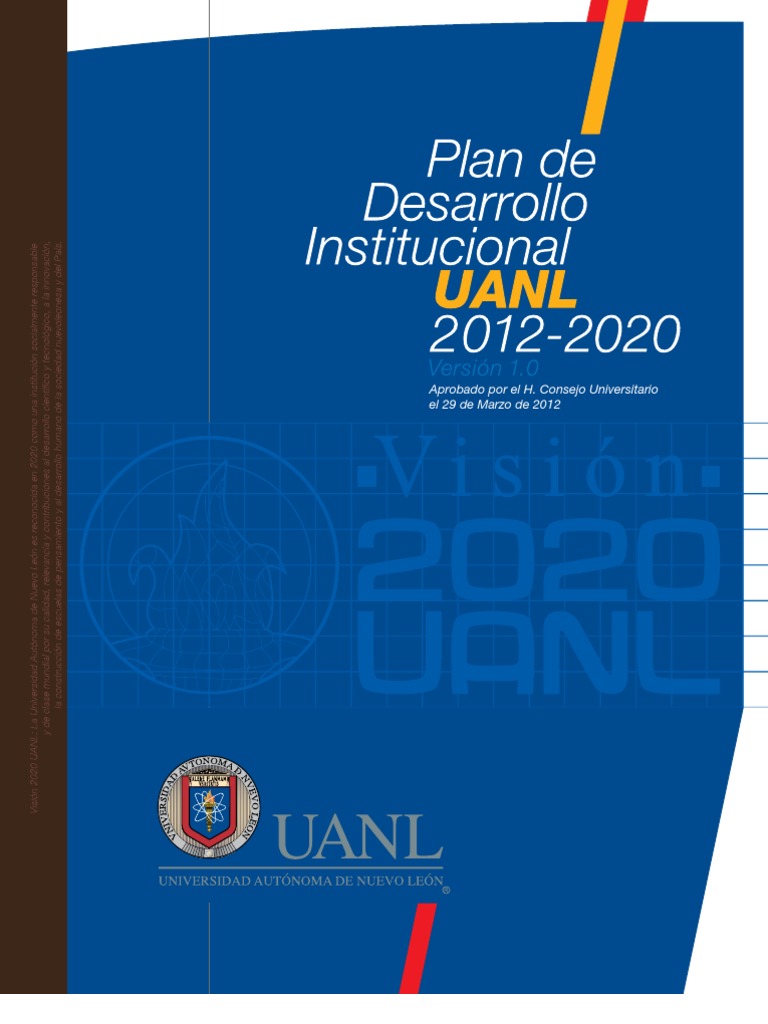 Pdi Uanl 2012 2020 | PDF | Planificación | Universidad