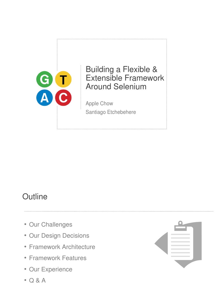 Extensible Selenium Framework | PDF | Selenium (Software) | Information Retrieval