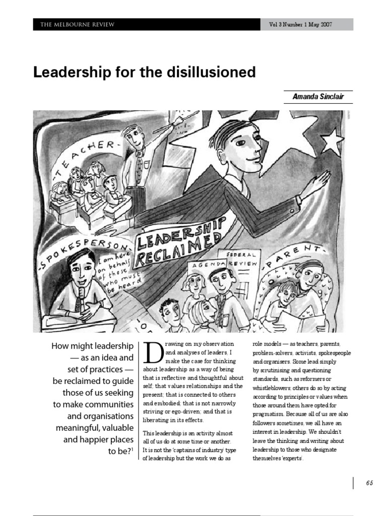 Leadership For The Disillusioned May 07 Ed 1 | PDF | Leadership | Enron
