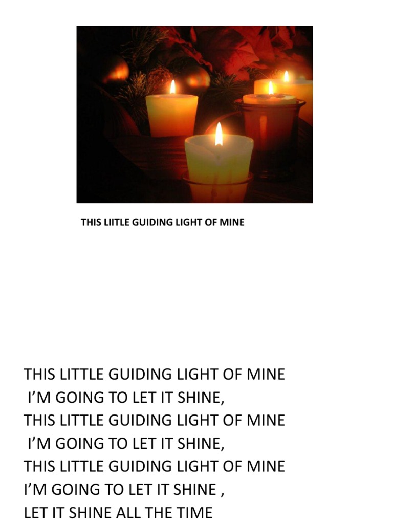 This Liitle Guiding Light of Mine | PDF