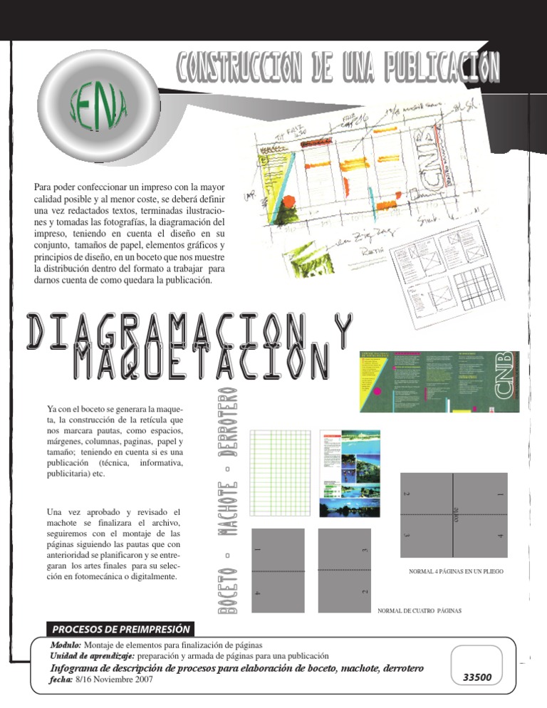 Guia de Boceto Machote Derrotero | PDF | Diseño de página | Artes (general)
