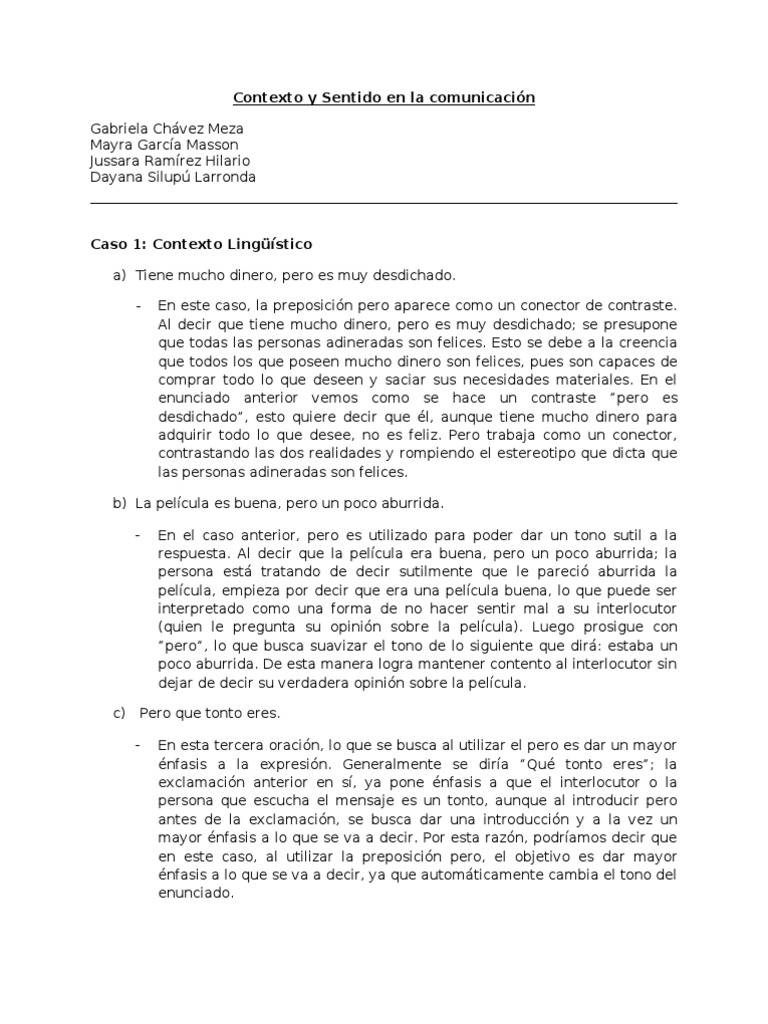 Contexto II | PDF | Publicidad | Palabra