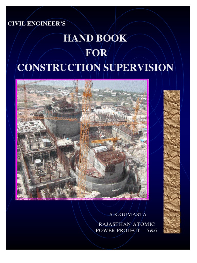 Civil Engineers Hand Book For Construction Supervision | PDF ...