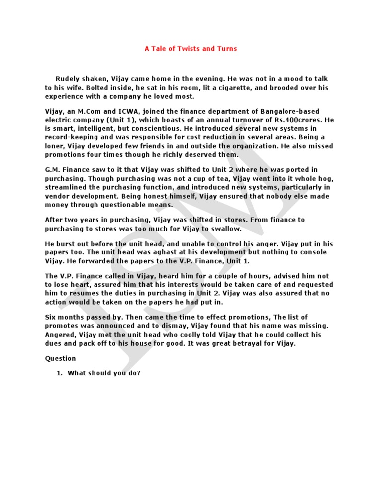 Sample Case Study 4 | PDF