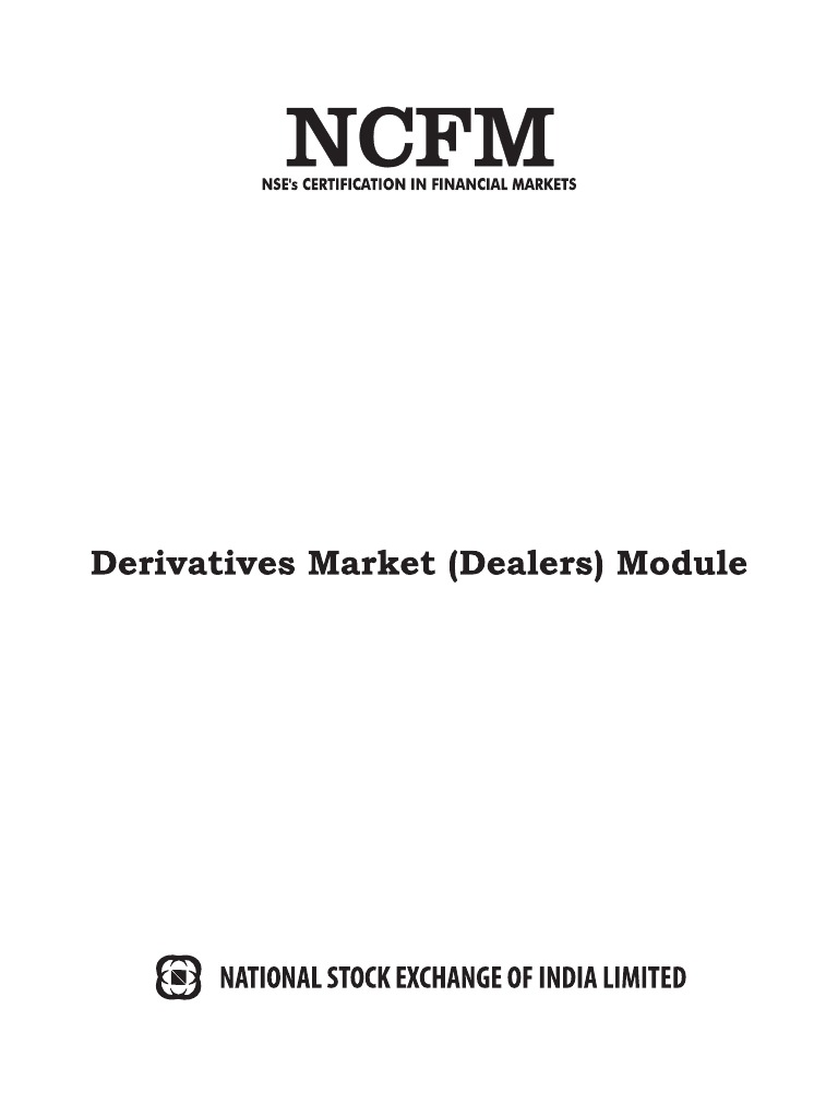 Derivatives Dealers Module | PDF