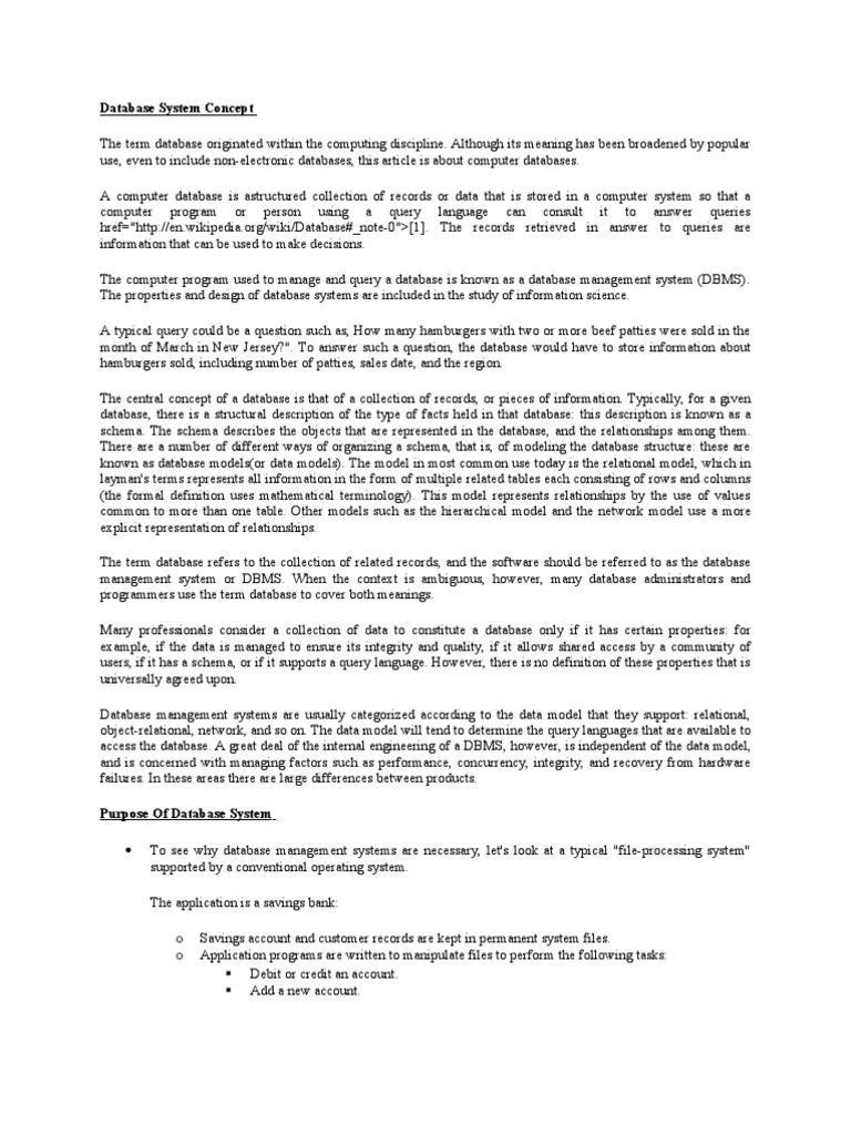 Database System Concept | Download Free PDF | Sql | Databases