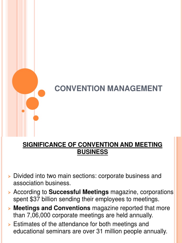 Convention Management | Download Free PDF | Employment | Economies