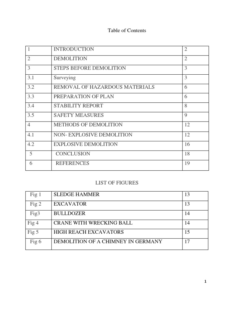Demolition of Building | PDF | Demolition | Building Engineering