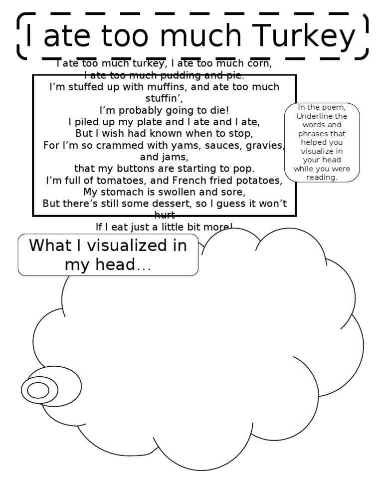 Visualizing I Ate Too Much Turkey | PDF