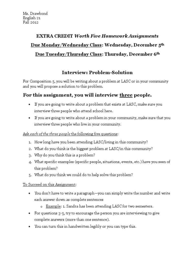 Problem-Solution Interview Assignment | PDF