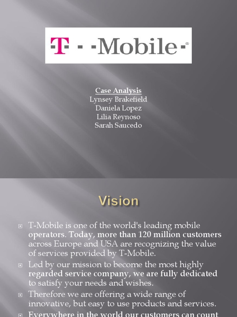 T Mobile | PDF | Business | Marketing