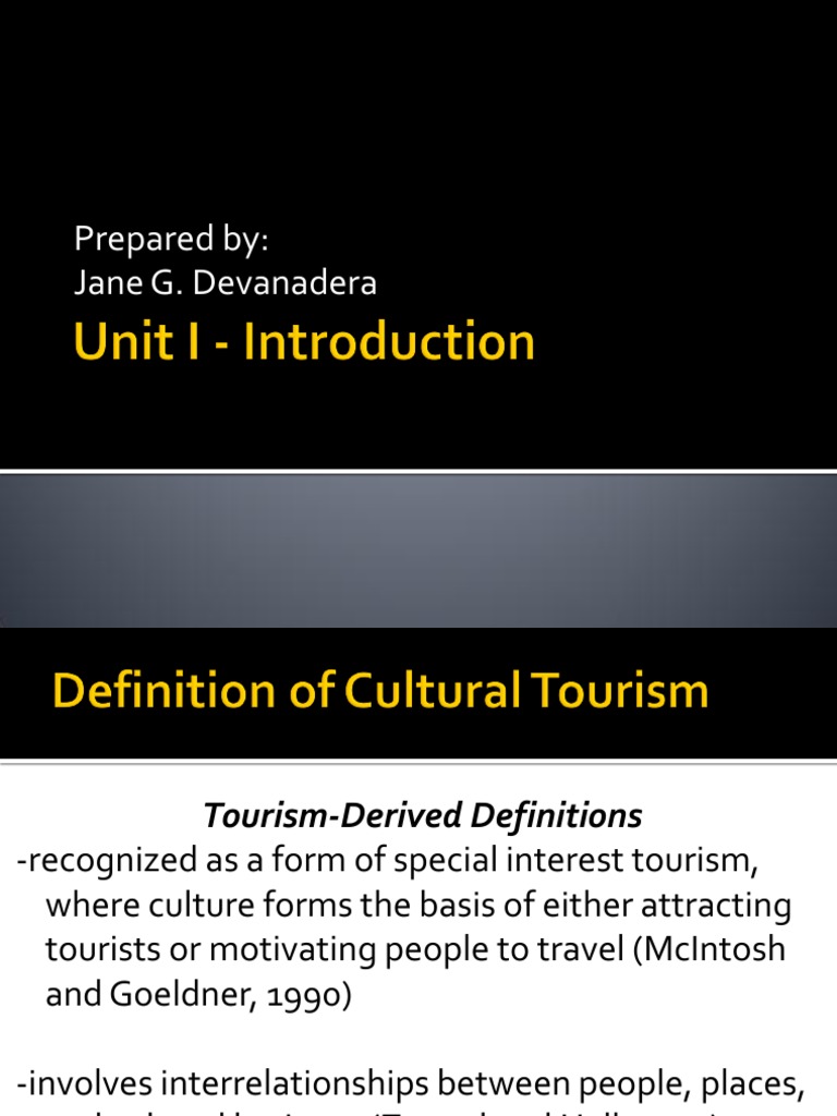 Unit I - Introduction | Download Free PDF | Tourism | Museum