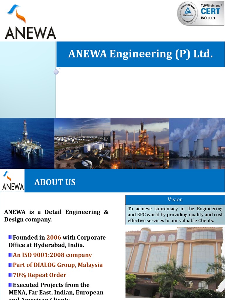 ANEWA Corporate Presentation | PDF | Heat Exchanger | Engineering