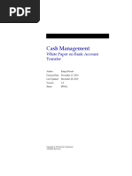 Oracle Cash Management Guide | PDF | System Software | Banks