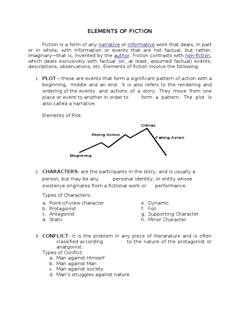 Elements of Fiction | PDF | Narrative | Plot (Narrative)