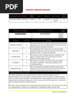 ESL Report Card Comments for Beginners | PDF | Phonics | English Language