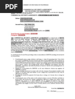 Generic Security Agreement | PDF | Bankruptcy | Debtor