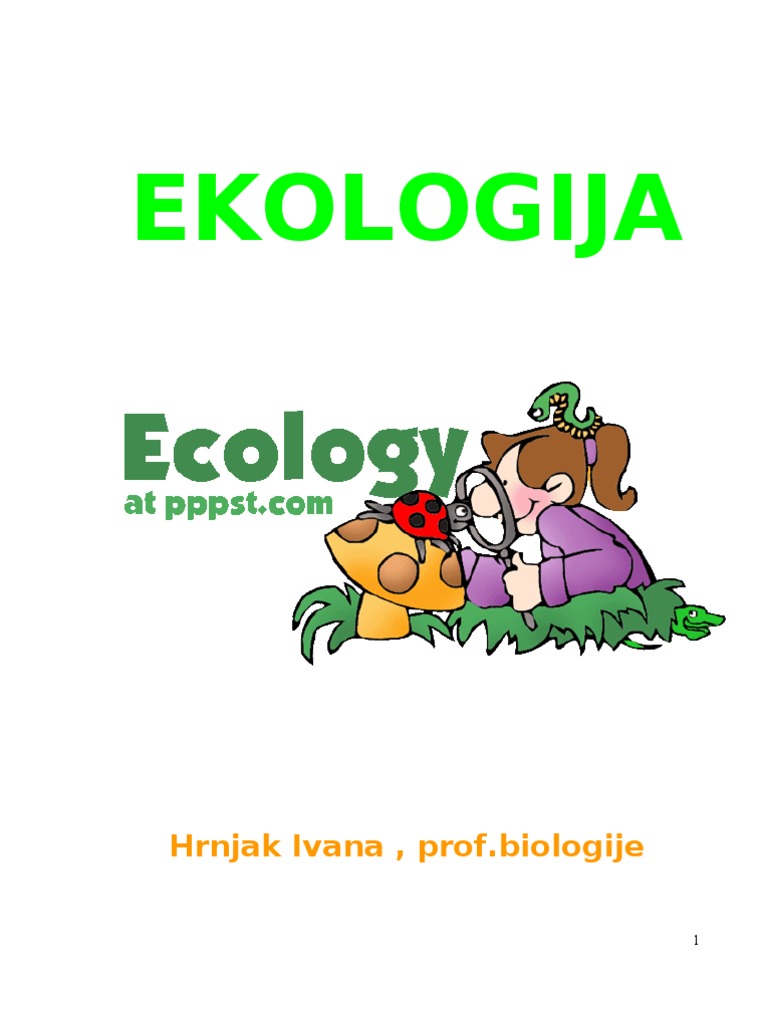 EKOLOGIJA - skripta