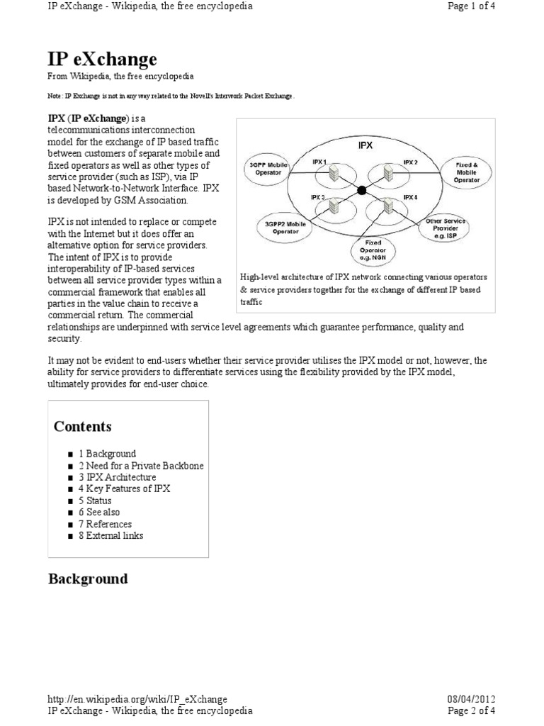 IPX Wikipedia | Network Protocols | Networking Standards | Free 30-day ...