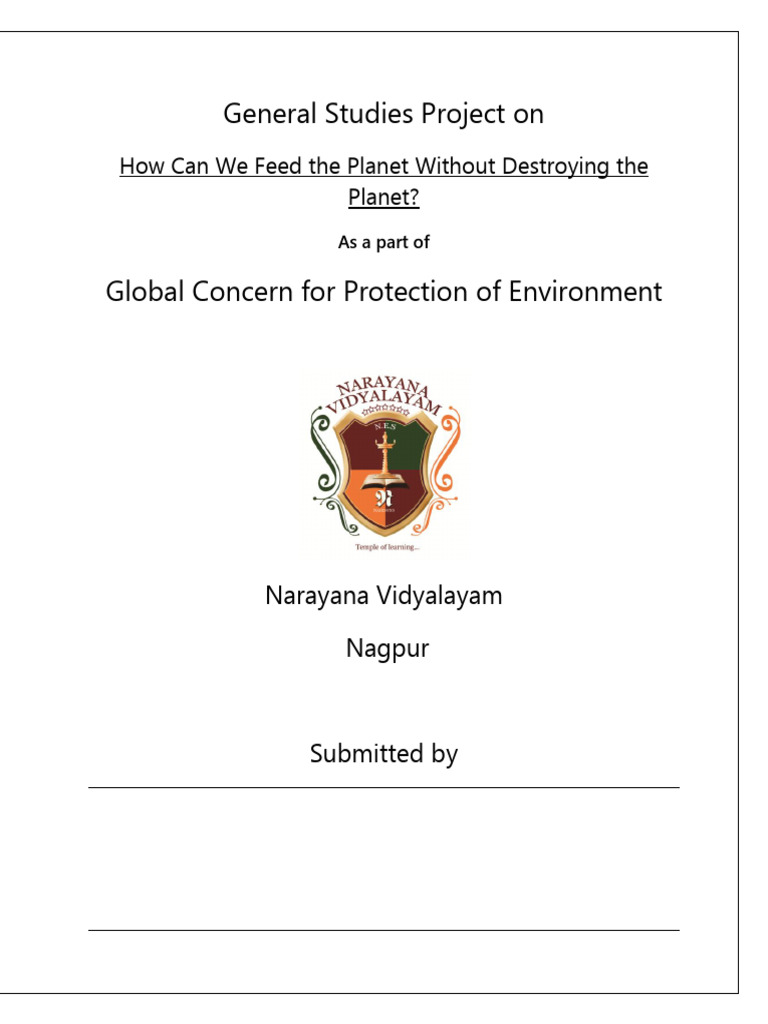 General Studies Project report Class XII | Clean Technology ...