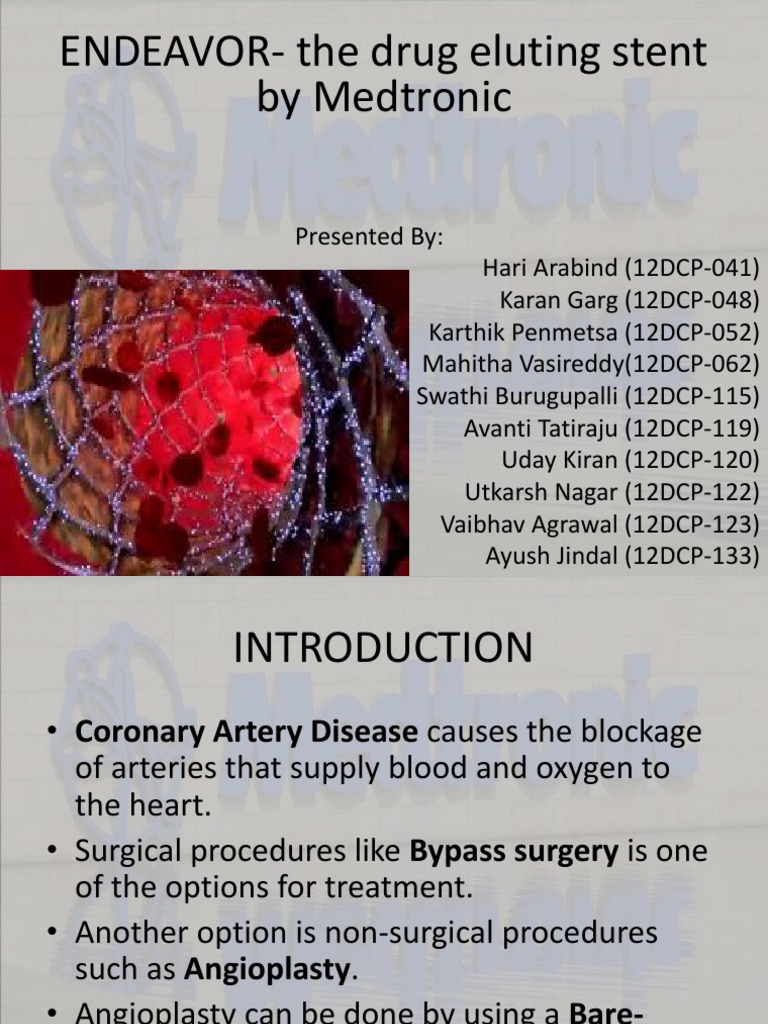 Drug Eluting Stent | PDF | Medicine | Cardiology