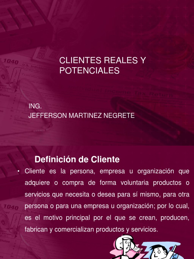 Clientes Reales y Potenciales | PDF | Cliente | Business