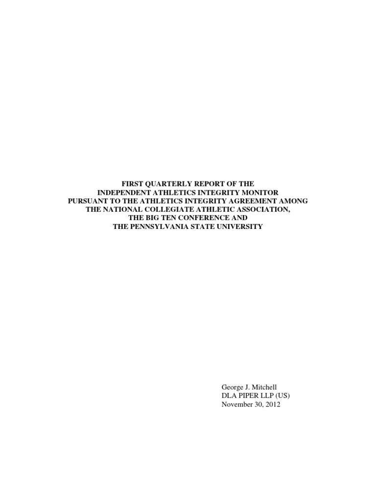 Ncaa Penn State Report | PDF | Pennsylvania State University | Jerry ...