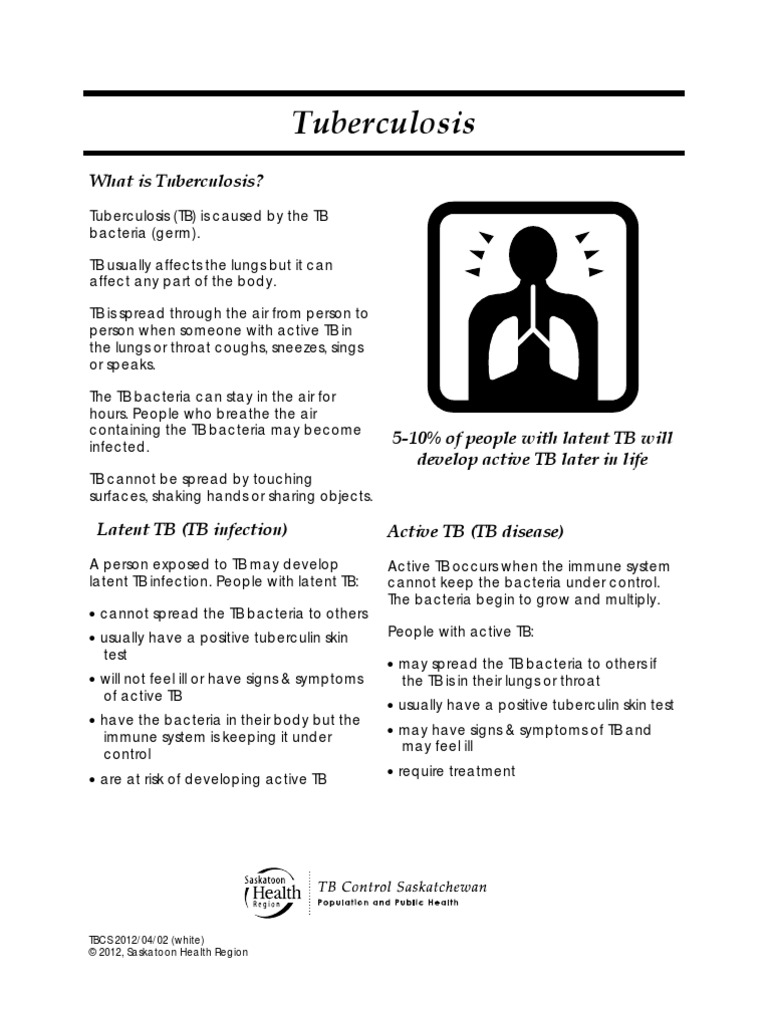 Tuberculosis Fact Sheet | Download Free PDF | Tuberculosis | Infection
