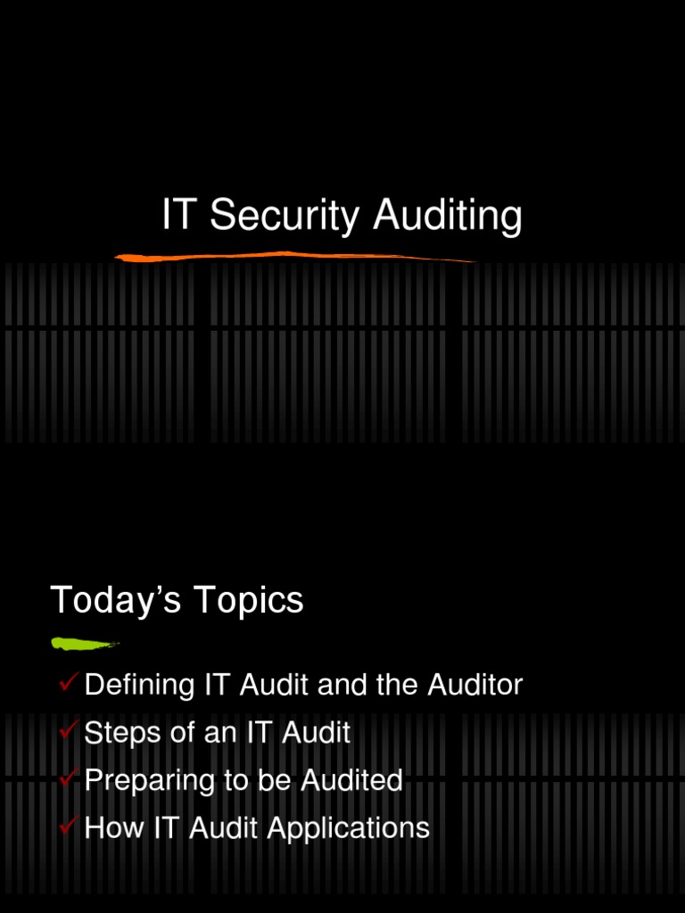 Security Audit | PDF | Audit | Computer Security