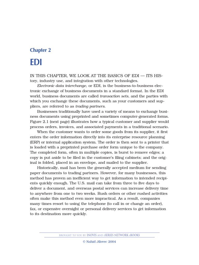 Supply Chain Chapter 2 | PDF | Electronic Data Interchange | Optical ...