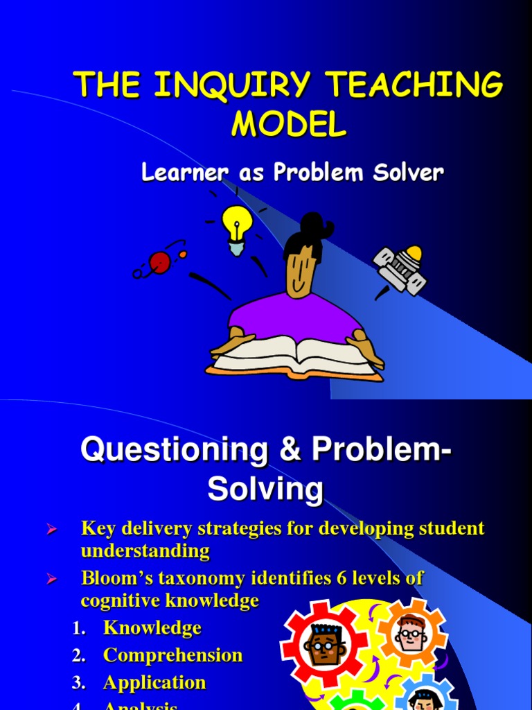 The Inquiry Teaching Model | PDF | Educational Assessment | Learning