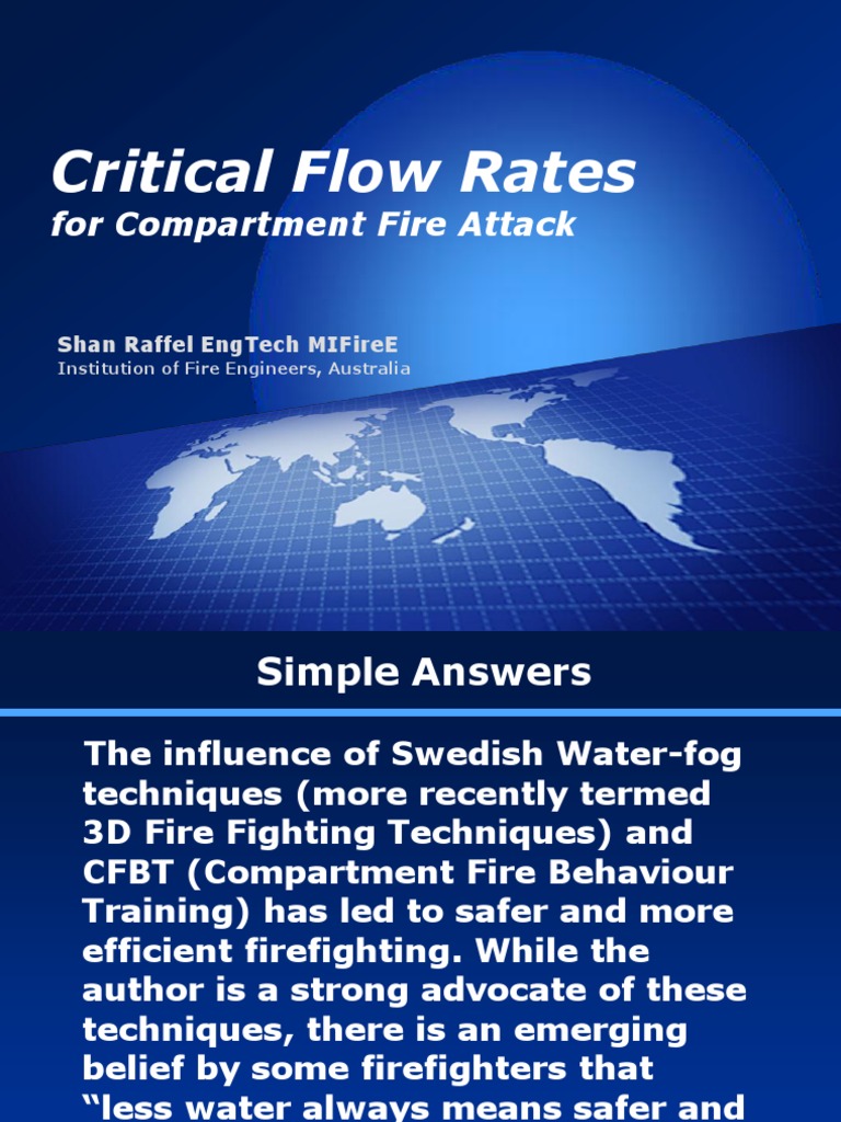 Fire Flow Rate Limitations in Modern Tactics | PDF | Firefighting ...