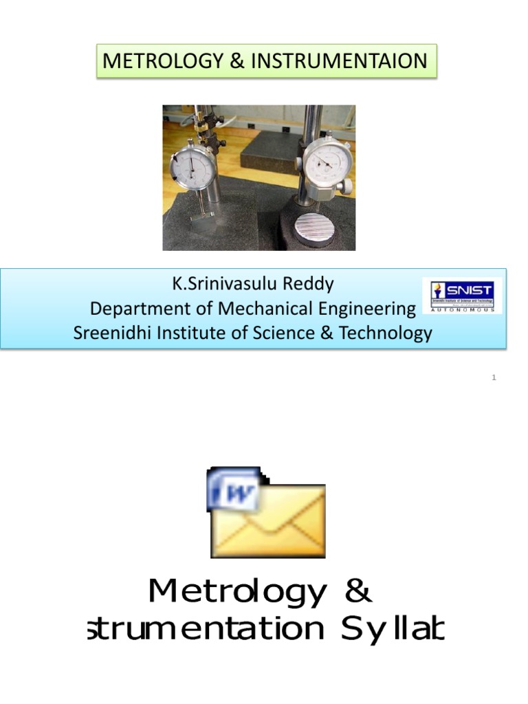Engineering Metrology | PDF | Engineering Tolerance | Metrology