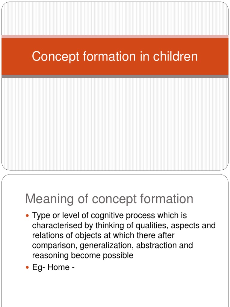 Concept Formation Definition And Examples