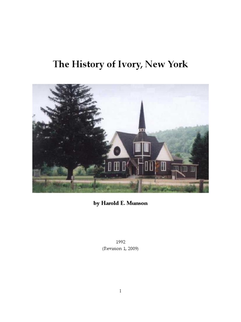 History of Ivory, NY | PDF | Nature