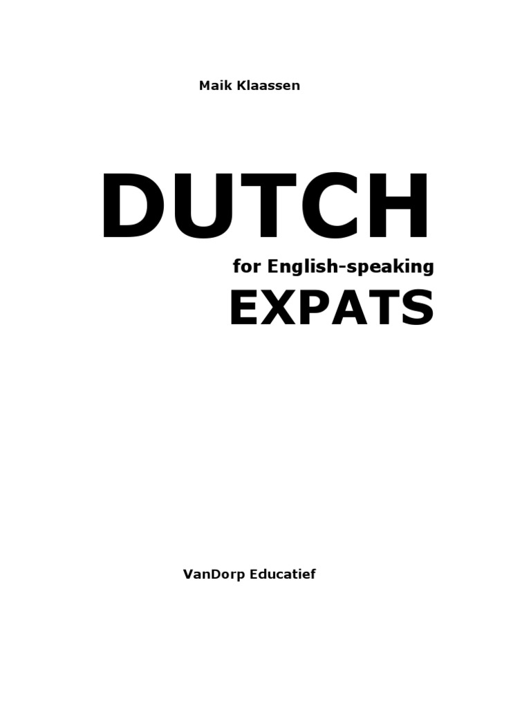 Learn Dutch | PDF