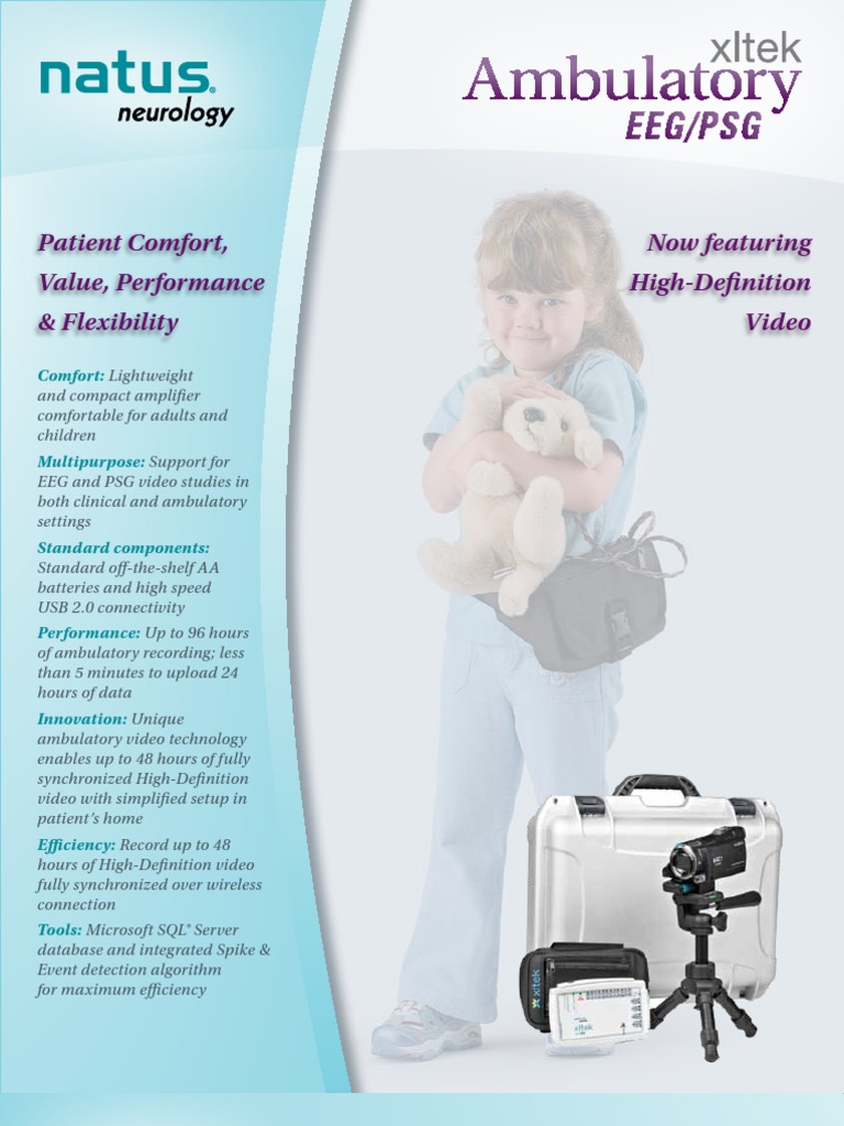 Xltek Trek Video Ambulatory Eeg PDF | PDF | Electroencephalography | Usb