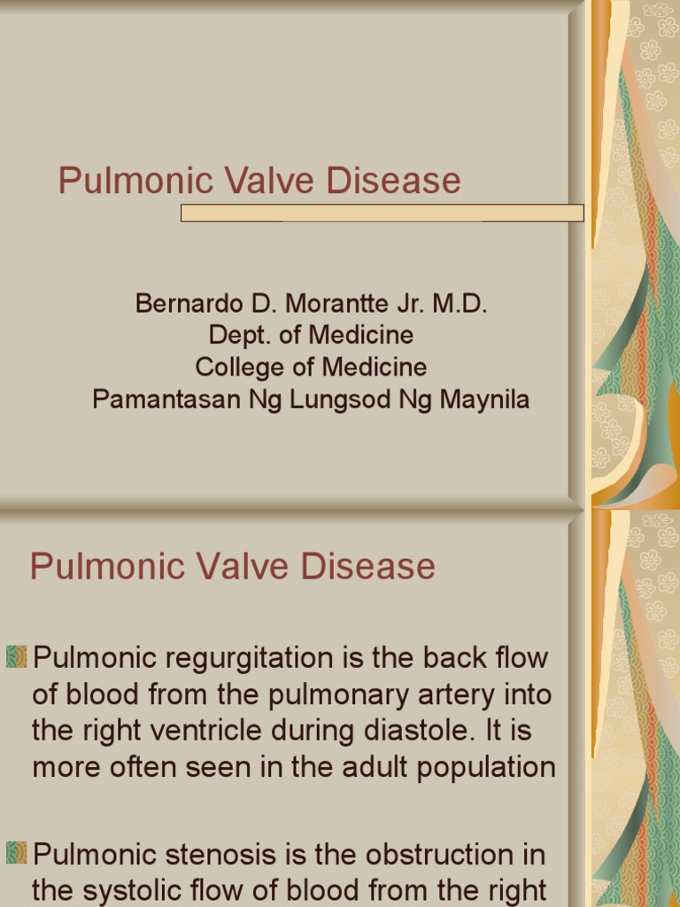 Pulmonic Valve Disease | PDF | Heart Valve | Heart