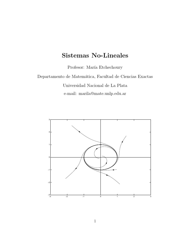 Introducción a Sistemas No-Lineales | PDF