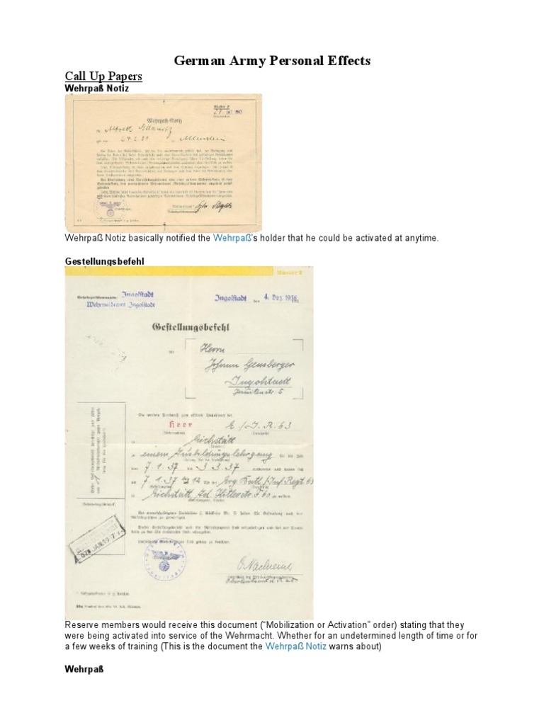 German Army Documentation | Download Free PDF | Military | Military Science