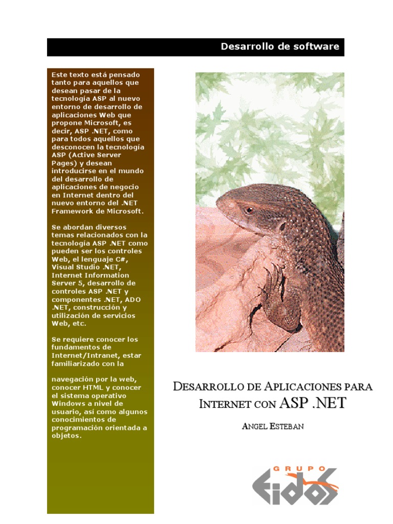 Desarrollo de Aplicaciones Con | PDF | .NET Framework | Páginas del servidor activo