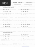 Grade 11 Algebra Questions | PDF