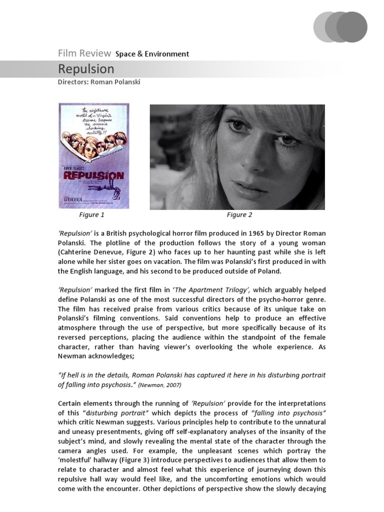Repulsion (1965) - Roman Polanski | PDF | Psychology | Psychological ...