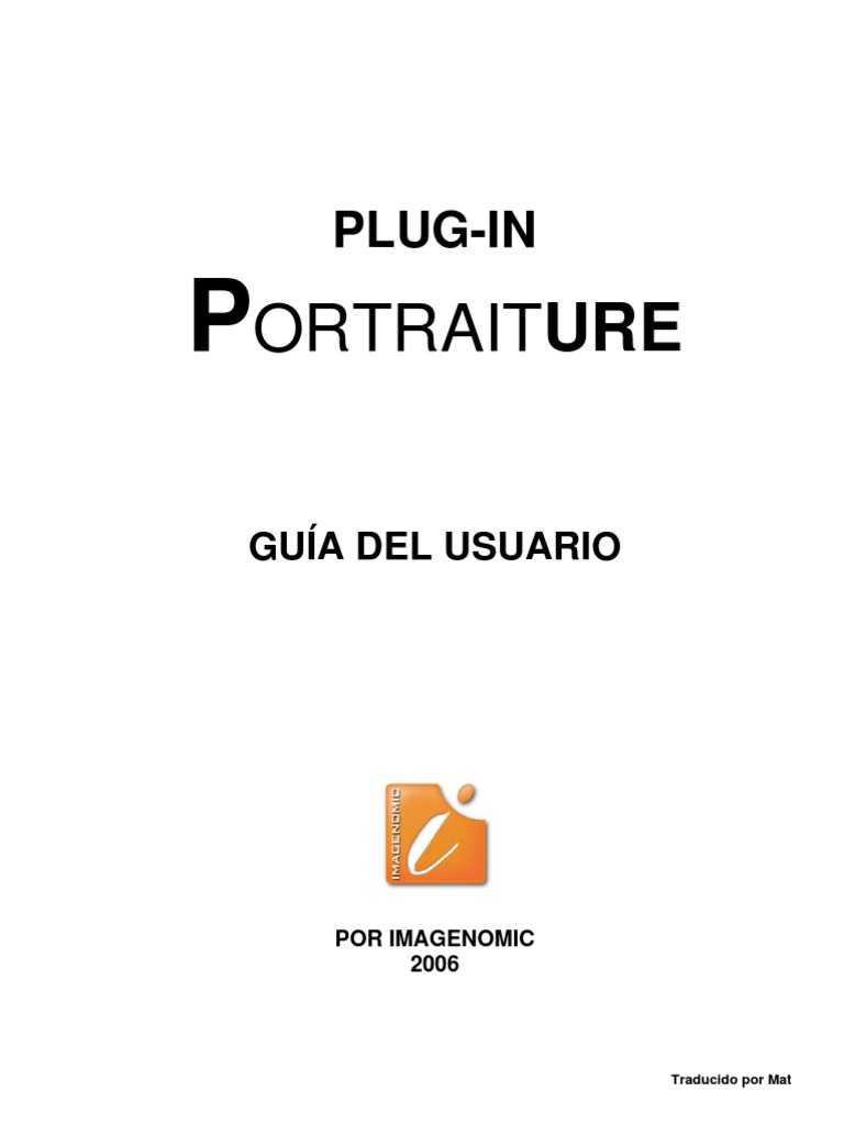 Manual Portraiture Español | PDF | Point and Click | Ventana (informática)