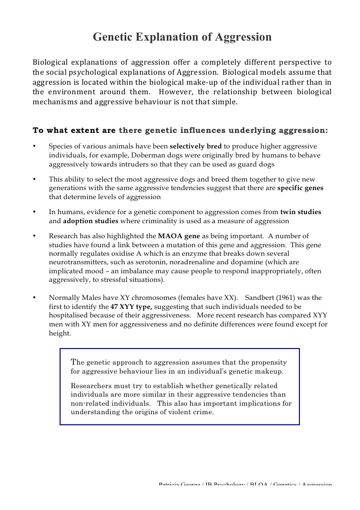 Can Aggression Be Inherited In Dogs